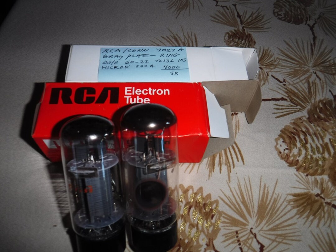 7027A Vintage Tubes RCA and RCA Conn - Etsy