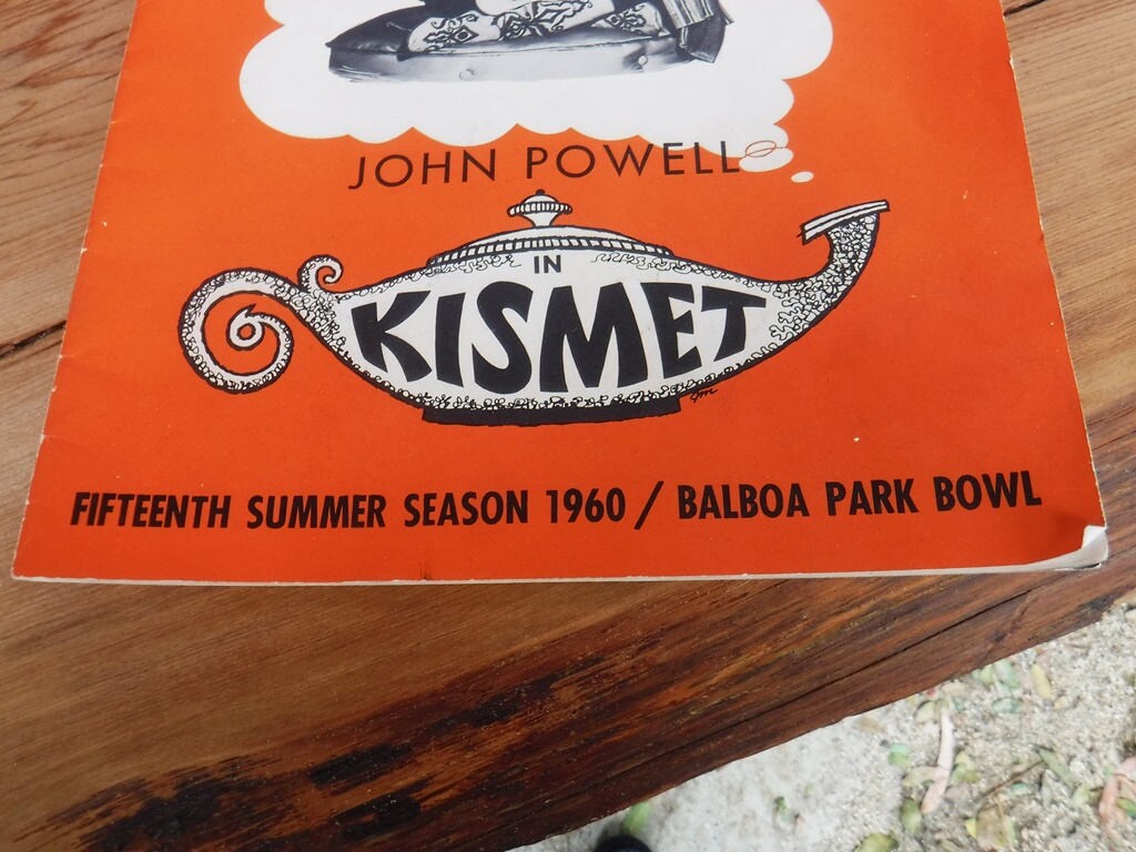 Kismet Program Star-light Balboa Park San Diego CA John - Etsy