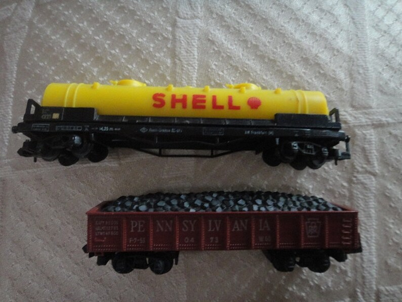 Arnold Rapido Shell Tanker and RR PENN Coal Car West Germany 1960's - Etsy