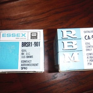 Essex RBM Controls Vintage Audio Parts Lot of 10 NOS in Boxes Free ...