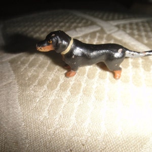 Dachshund Dog Germany Heyde? Cold Painted 1 3/4" - Etsy