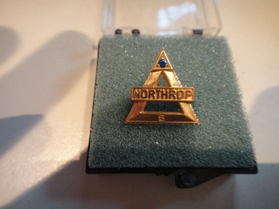 Northrop Aircraft 5 Year Service Pin - 10K Gold - PB … - Gem
