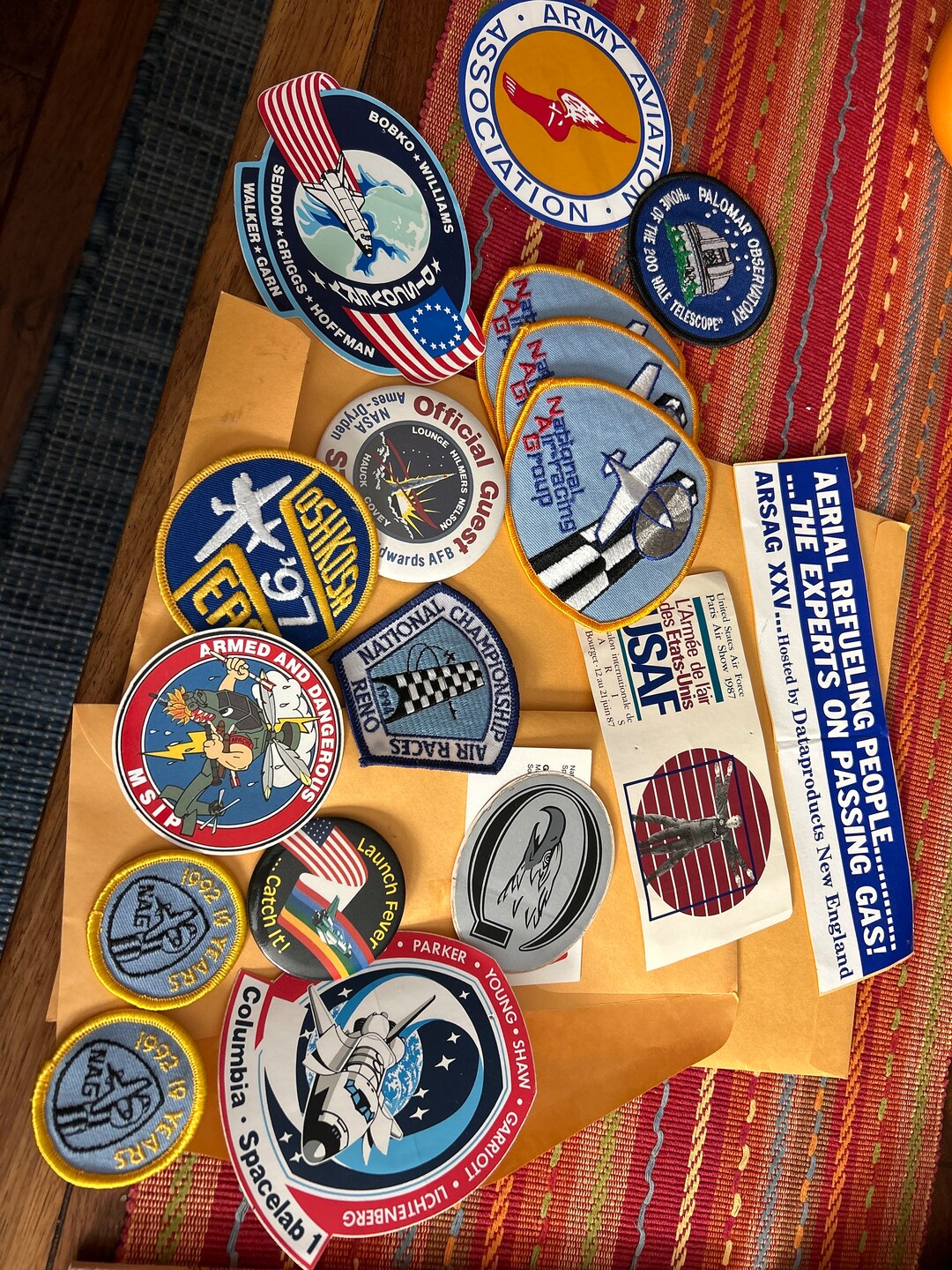Oshkosh Columbia Army Aviation Ass USAF Patches and Stickersnag NAB - Etsy