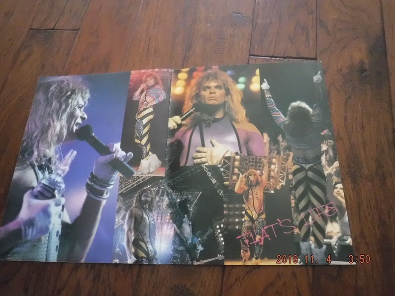 David Lee Roth the World Tour 1986 - Etsy UK