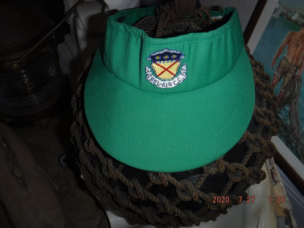 Bel - Air Country Club Vintage Visor Made by Cali - Fame of California ...