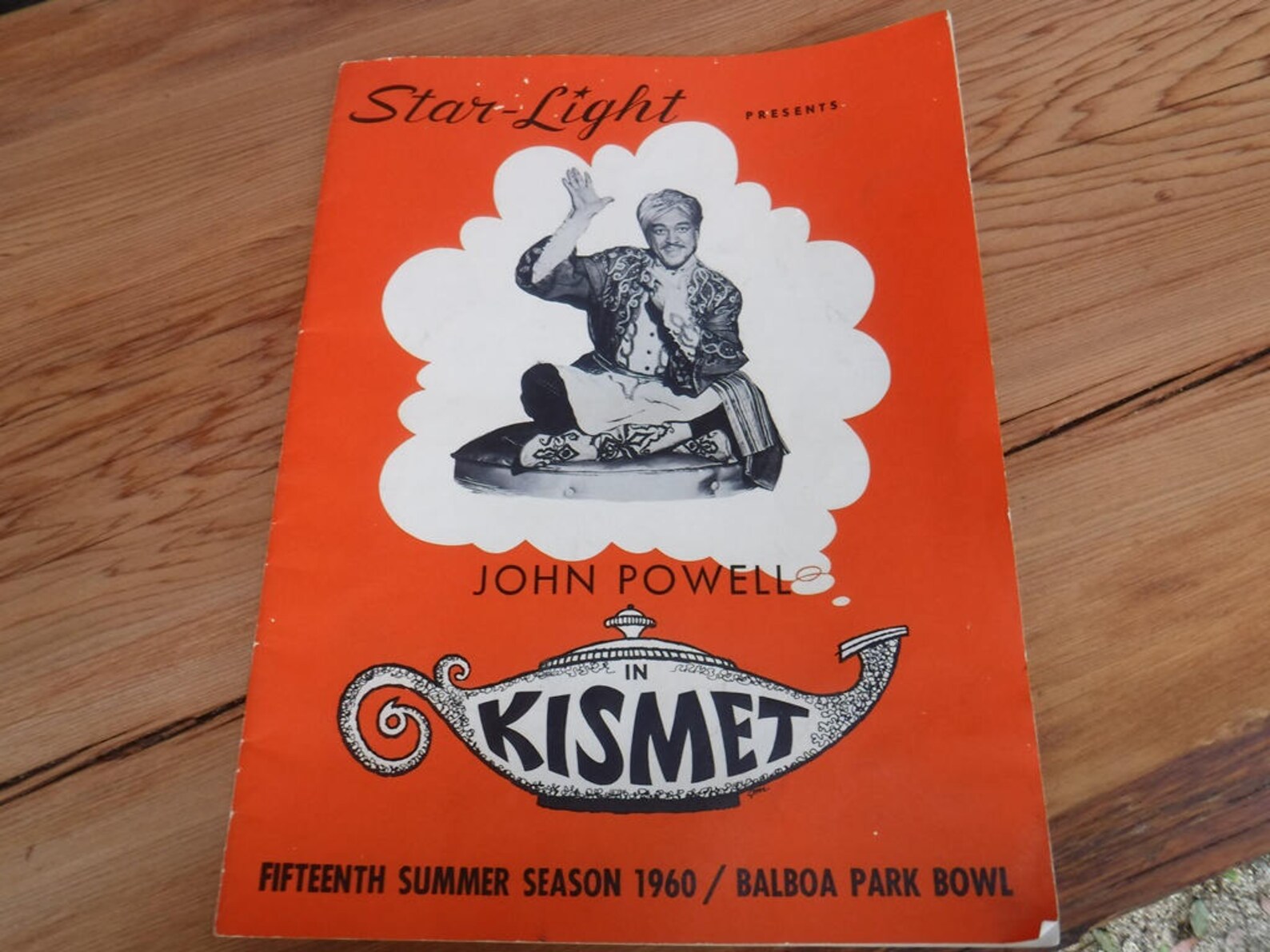 Kismet Program Star-light Balboa Park San Diego CA John - Etsy