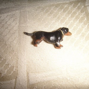 Dachshund Dog Germany Heyde? Cold Painted 1 3/4" - Etsy