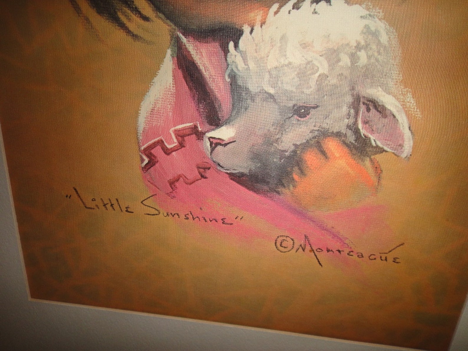 Monteague Flagg Lithograph Pair Miss Sunshine & Johnny Jack Rabbit - Etsy