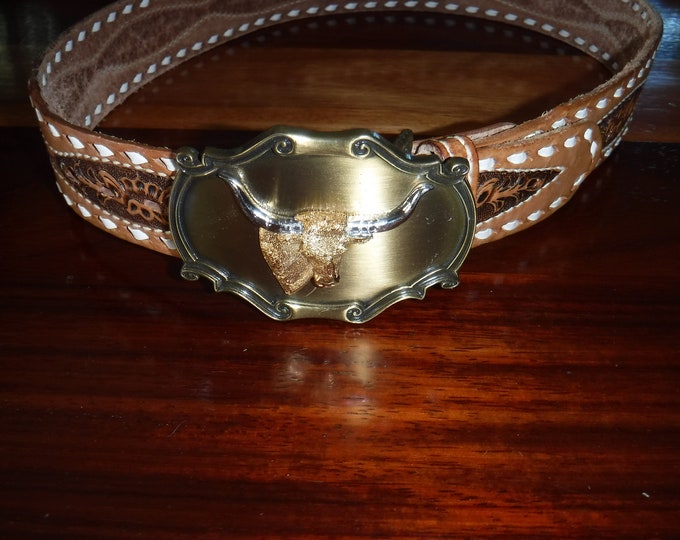 Vintage BIG MOUTH Bass Belt Buckle Gold Brass Fish Fisherman Sportsman ...
