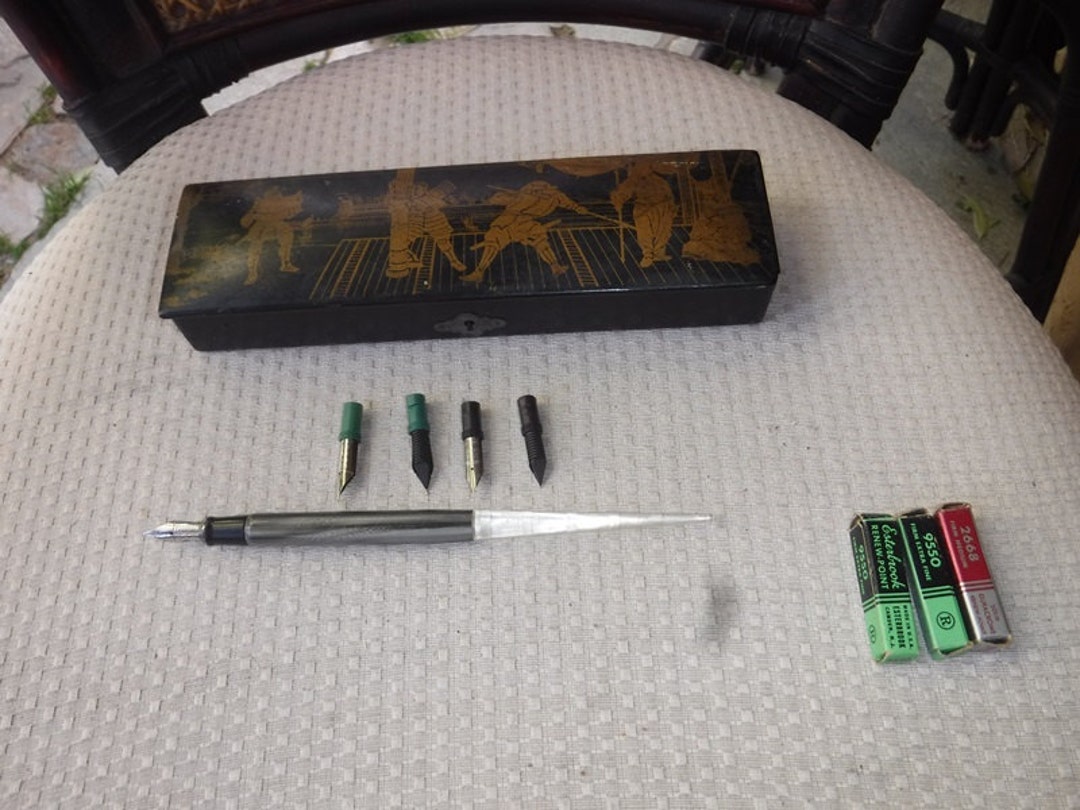 Esterbrook "dip-less" Fountain Pen With 9666 Nib, Nibs & Japanese Black ...