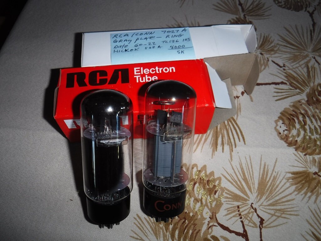 7027A Vintage Tubes RCA and RCA Conn - Etsy