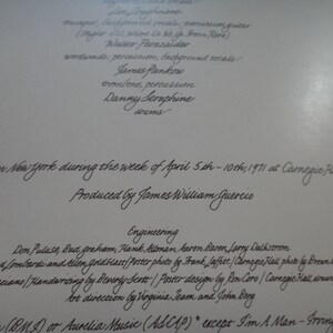 CHICAGO at Carnegie Hall 1971 LP4 Album Set W Poster & Program - Etsy