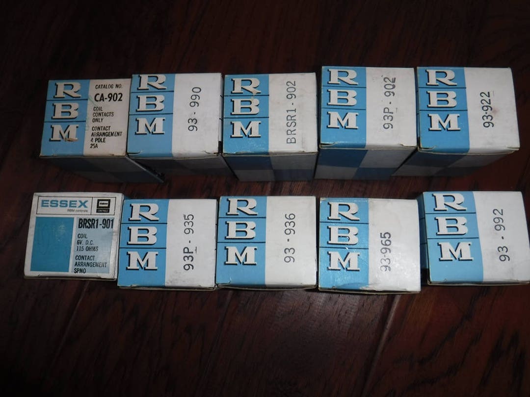 Essex RBM Controls Vintage Audio Parts Lot of 10 NOS in Boxes Free ...