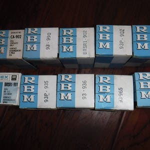 Essex RBM Controls Vintage Audio Parts Lot of 10 NOS in Boxes Free ...