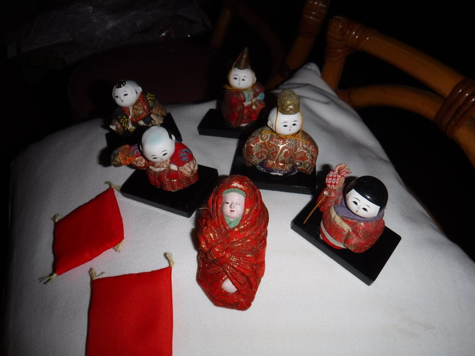 Japanese Gosho Gofun Dolls Lot of 6 | Etsy