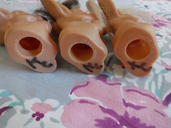 Troll Donkey Stamped Dam Things Est 1964 finger puppetdoll Toys Dolls ...