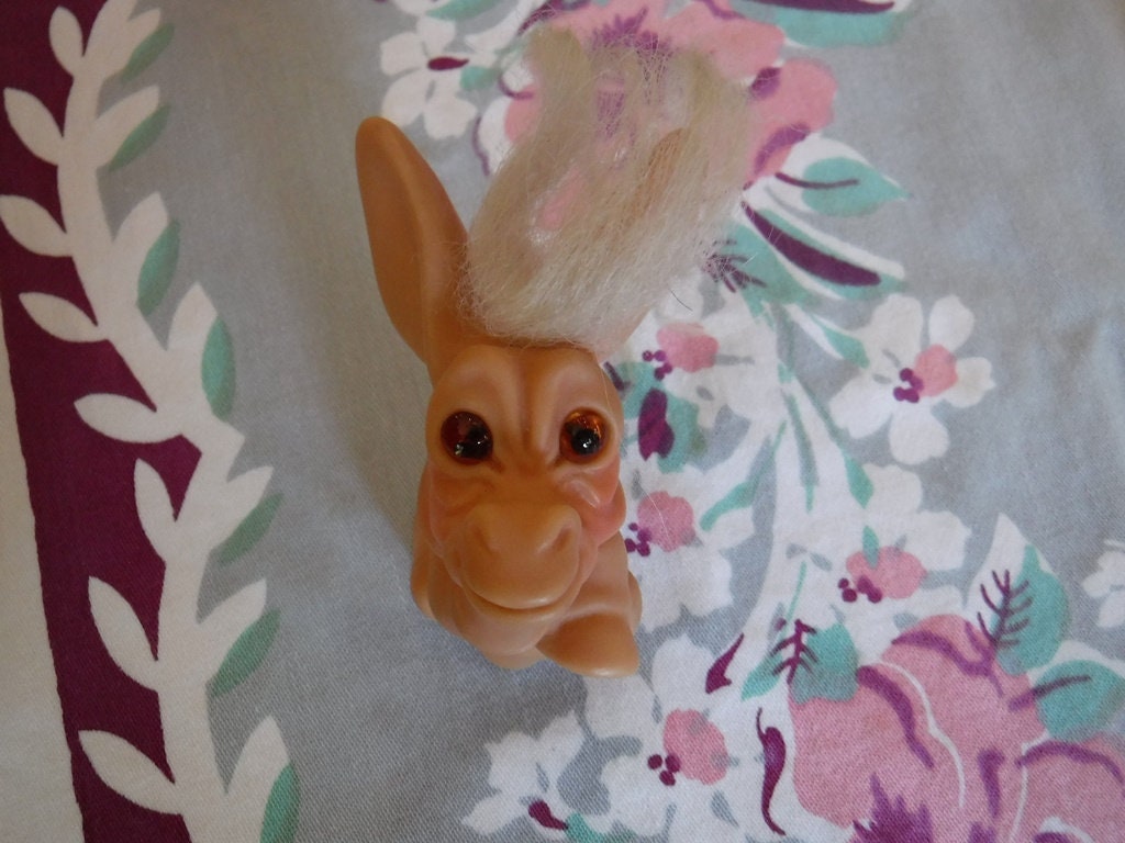 Troll Donkey Finger Puppets 1964 Dam - Etsy