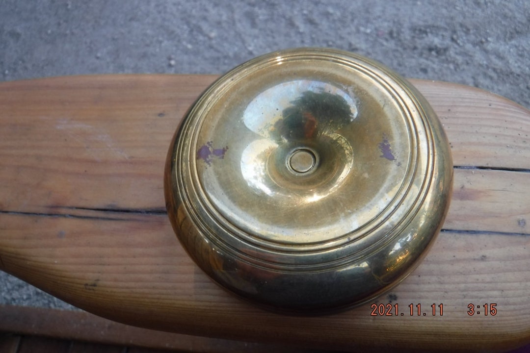 Officer's Travel Candlesticks Made by CW Raleigh Brass Bun Shape ...