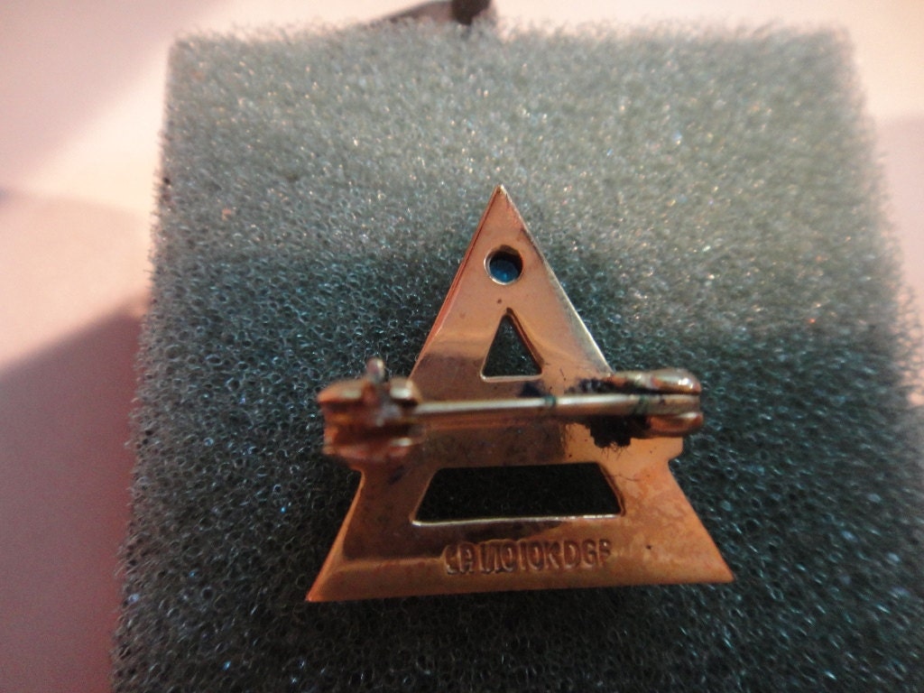 Northrop Aircraft 5 Year Service Pin - 10K GDF Gold - PB With Blue ...