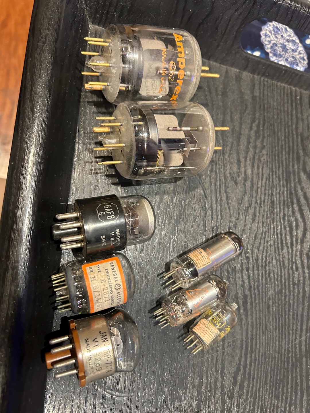 Tubes Various RCA Engineering Sample Z-2872 6AF6G Magic Eye JAN CRP 717A Ampex 6252 Gold Pin ...