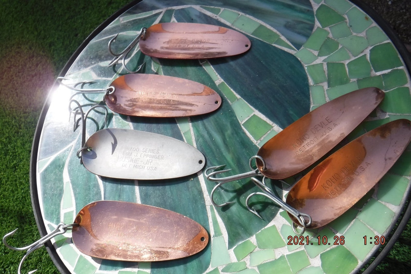 Lou J. Eppinger Huskie Jr Fishing Spoons X 6 - Etsy