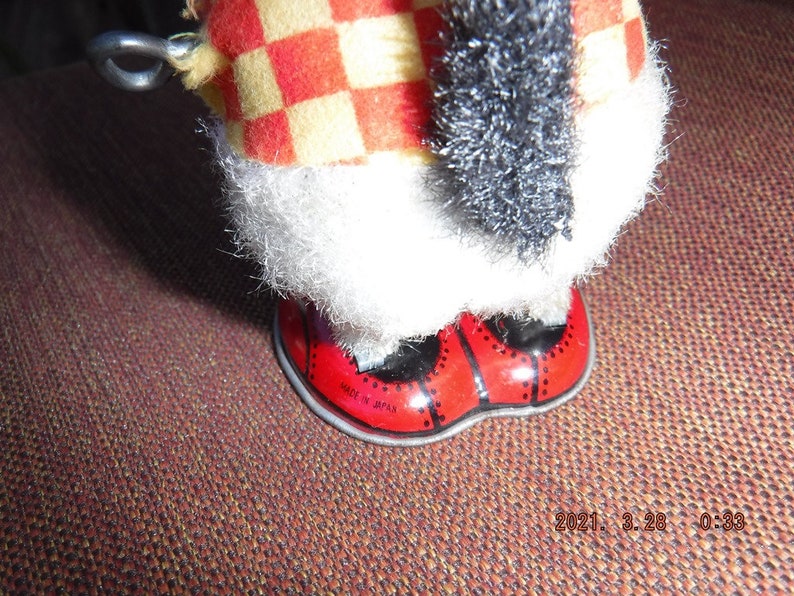 Dog Wind up Toy Made in Japan Mohair Like Fur Claps Hands With Bells - Etsy
