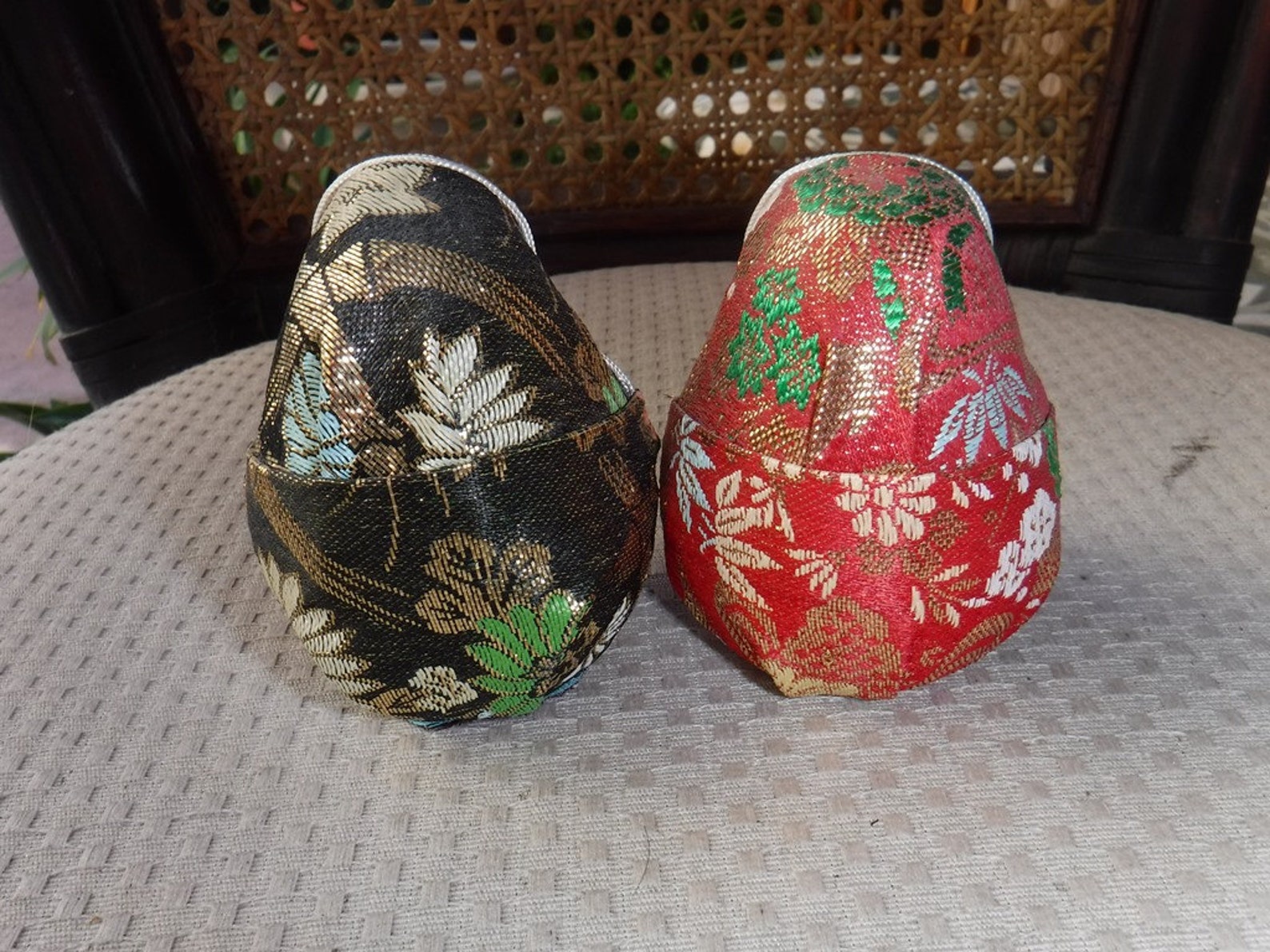 Japanese Asian Gofun Wedding Dolls Ball Round 3" - Etsy