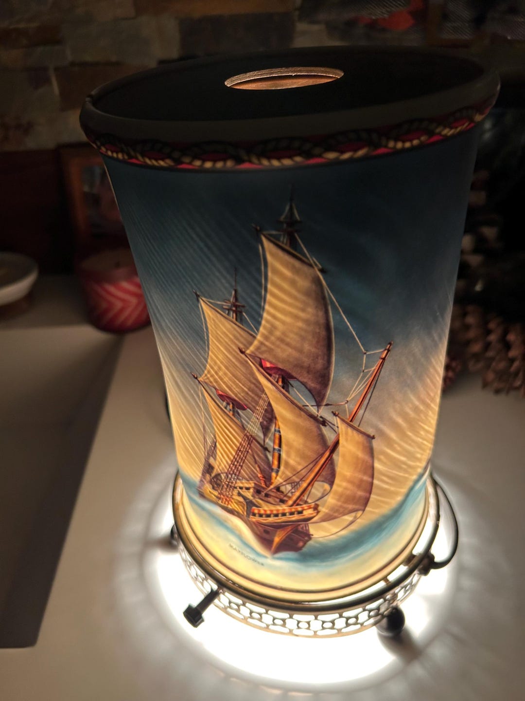 Sailing Ships Motion Light/lamp #772 Econolite Corp. 1958 USPS Ground ...