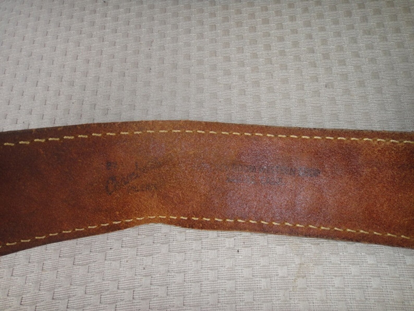 Western Alpaca Silver Buckle From Mexico and Vintage Hand Tooled ...