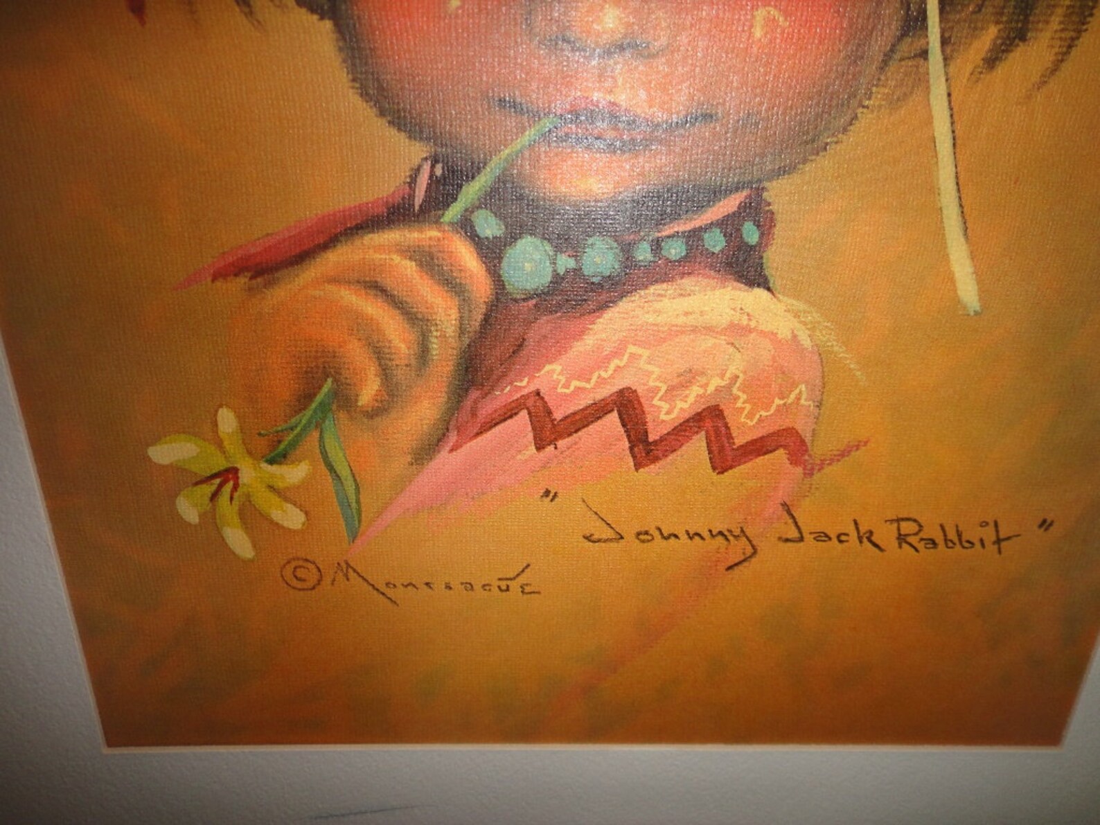 Monteague Flagg Lithograph Pair Miss Sunshine & Johnny Jack Rabbit - Etsy