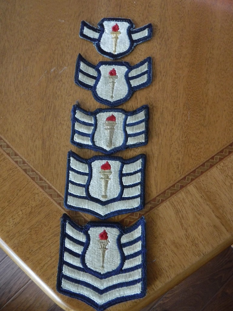 USAF Air Education ROTC Patches X 5 - Etsy