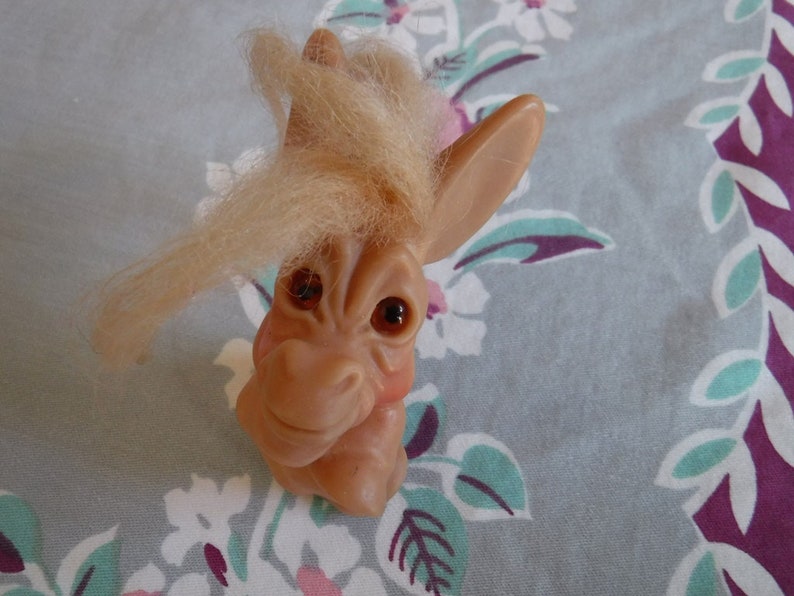 Troll Donkey Finger Puppets 1964 Dam - Etsy