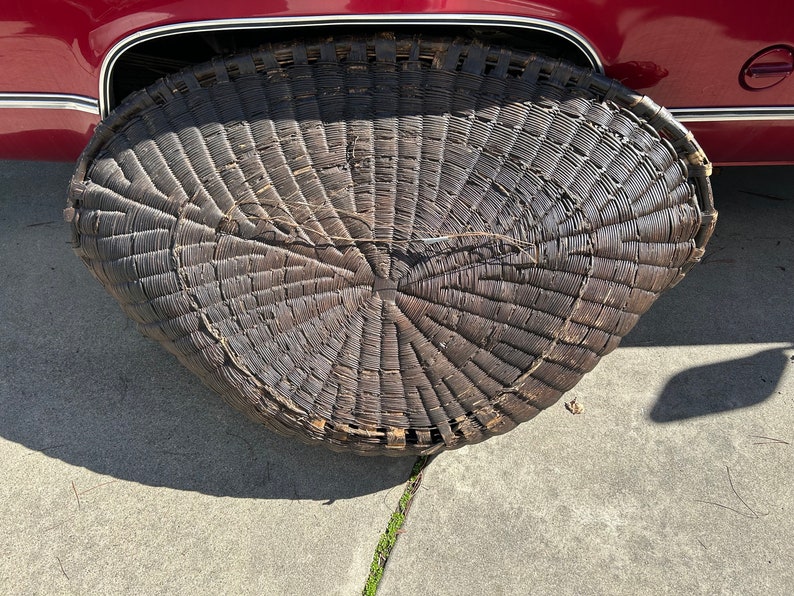 Winnowing Basket, Sifter Harvest Basket Wicker Shell Shaped Wall ...