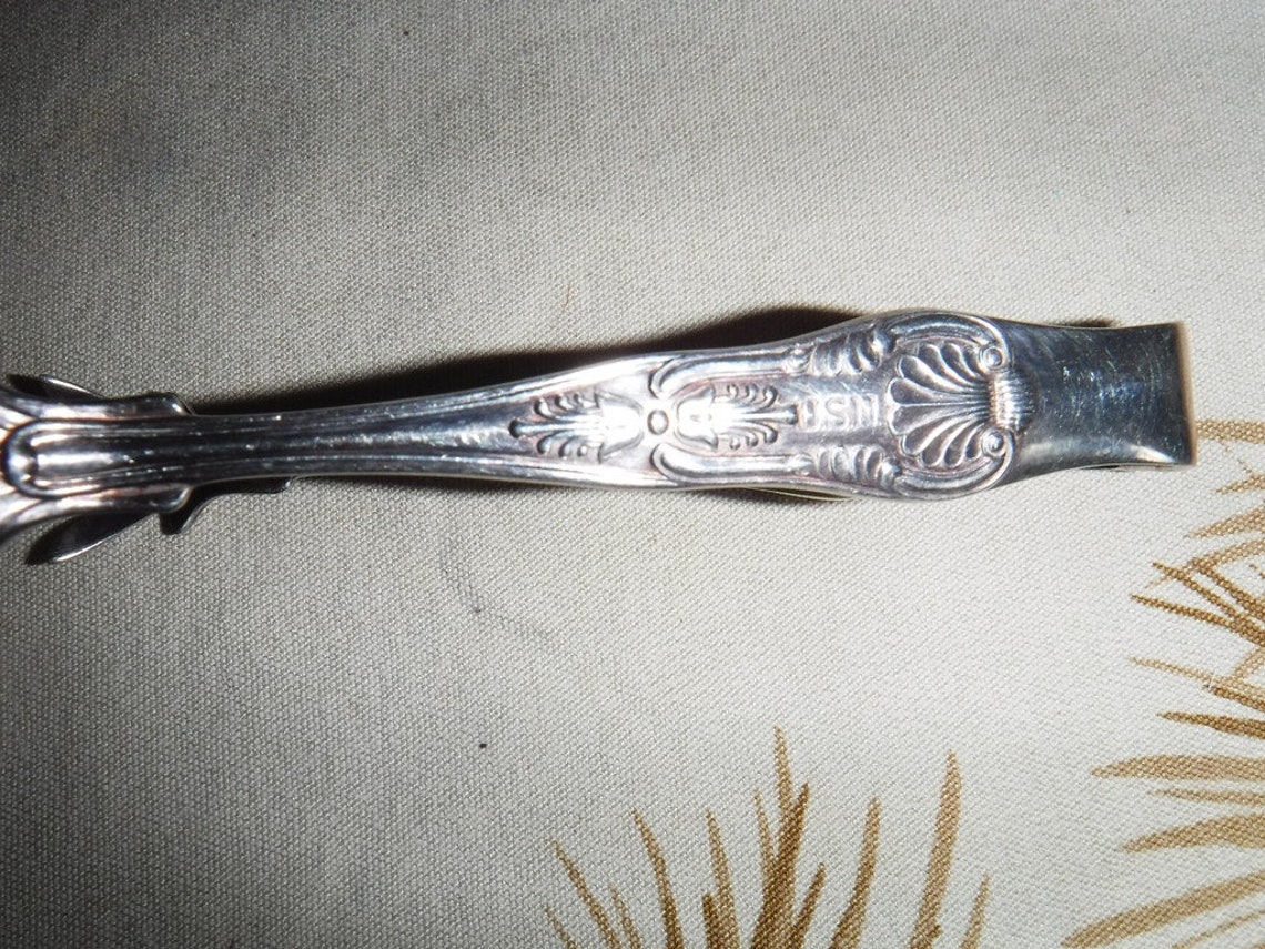 Kings Pattern USN International Silver Co. Tongs 4 1/2 - Etsy