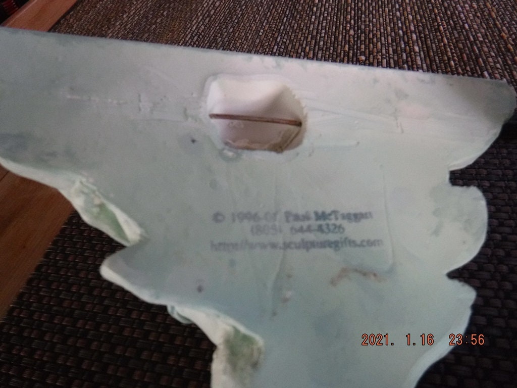 Mermaid Shelves X 2 Chalk Ware Comp Light Green - Etsy