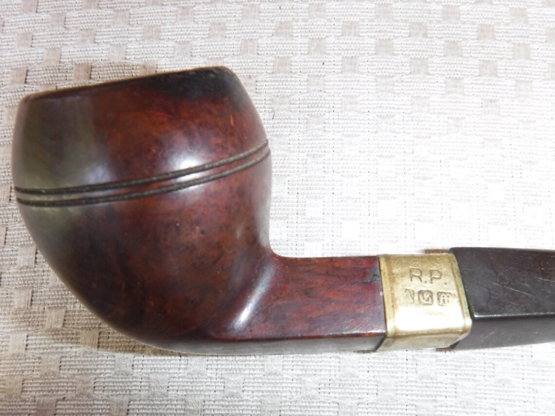 4 Vintage Briar Pipes Algerian Briar Abe Lincoln Pedestal Mediterranean ...