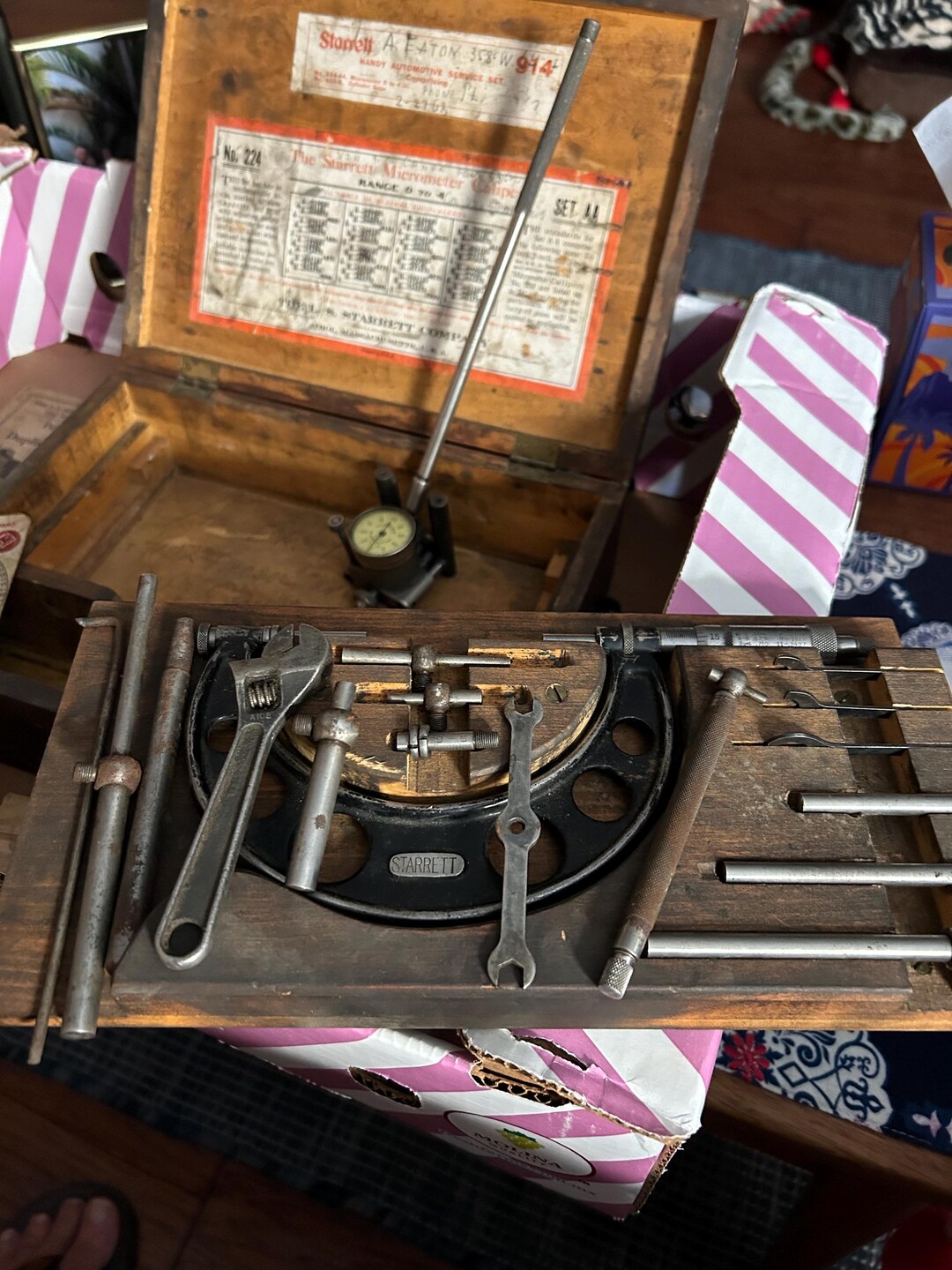 Starrett Handy Automotive Service Set - Precise Measuring No. 224 AA ...