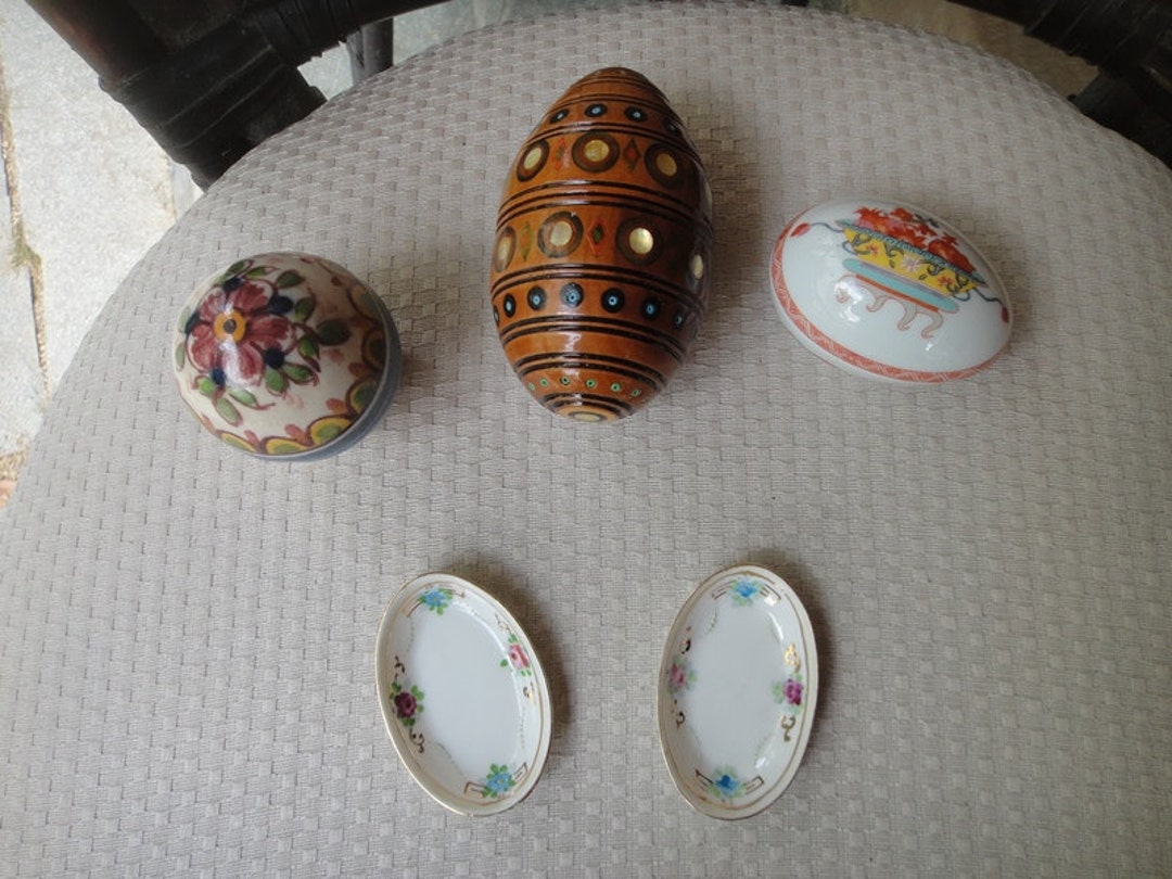 Egg Collection Russian 3 Egg Shell Inlay and More - Etsy