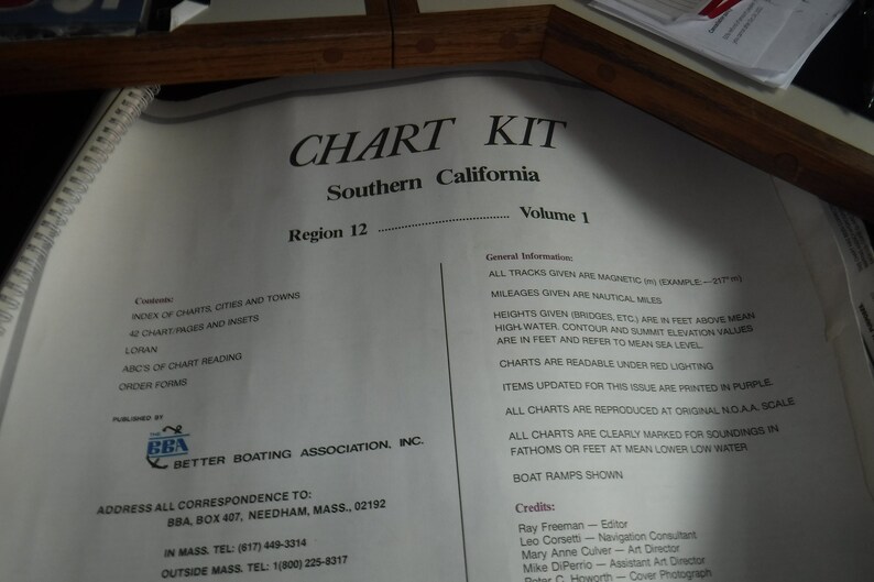 Chart Kit Better Boating Association Southern California Point ...