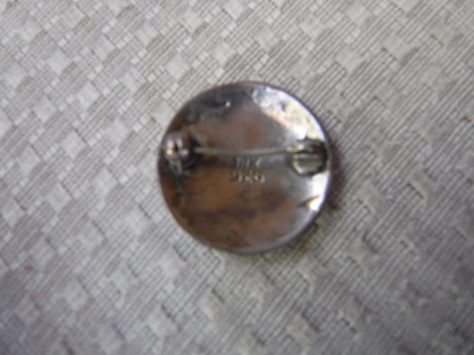 Peruvian Brooch with Bird 18k Gold & Sterling | Etsy