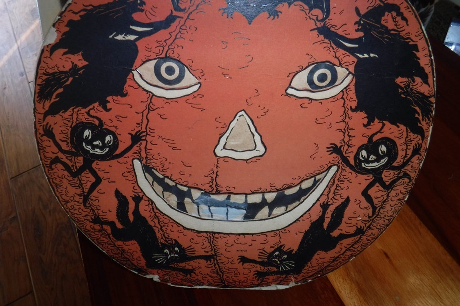 Beistle Halloween 1930's Jack O Lantern Lamp Light Iconic Beistle ...