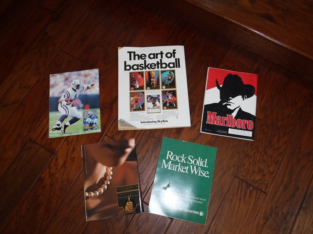 Vintage Lot of Sport Related 1990 Magazines 3/9/90 Sports Illustrated ...