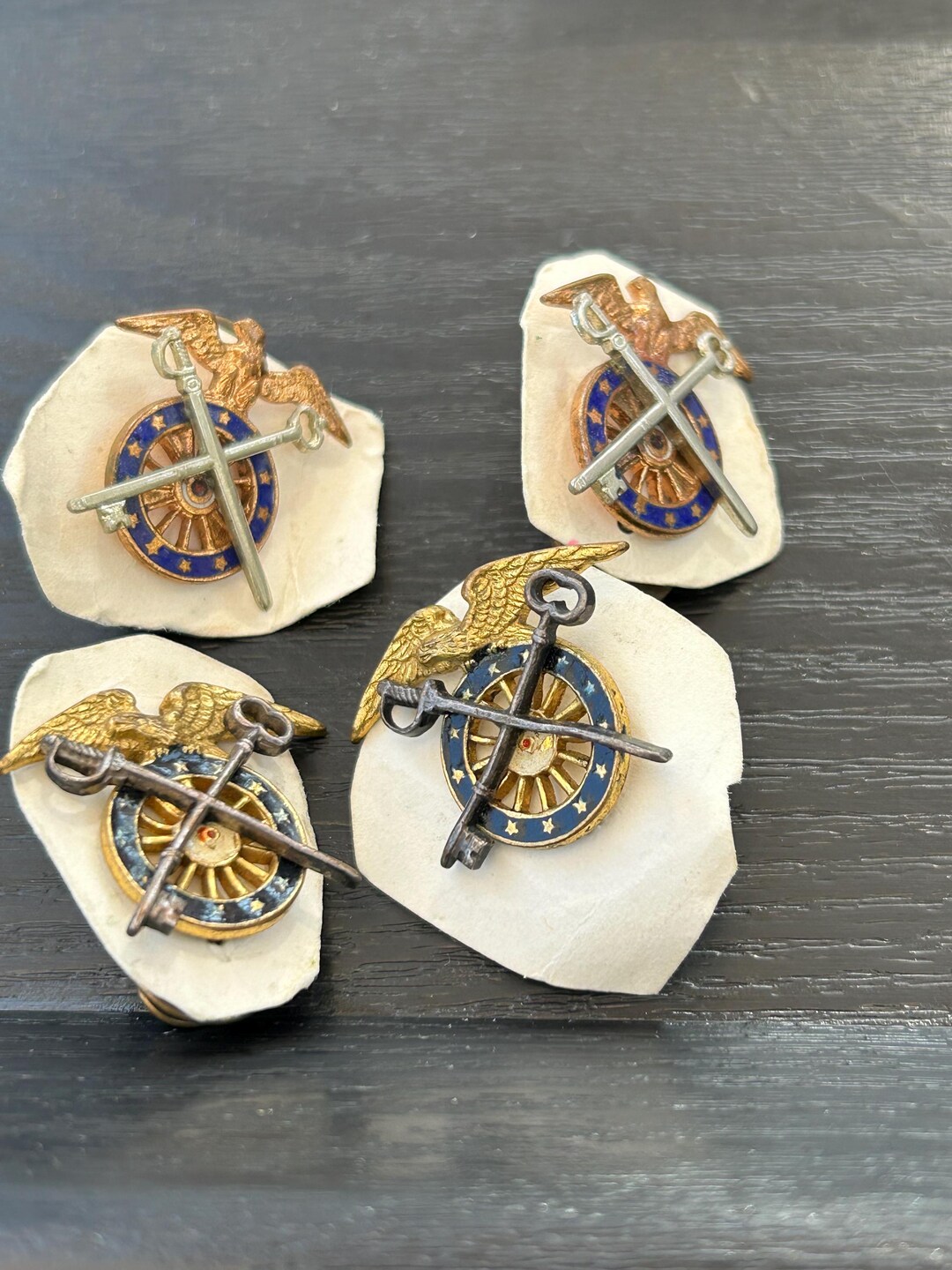 US Army Quartermaster Insignia Pin Lot of 4 - Etsy