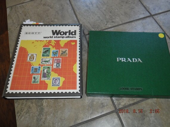 Vintage Scott World Stamp Album 1978 Prada Box With Lots and | Etsy