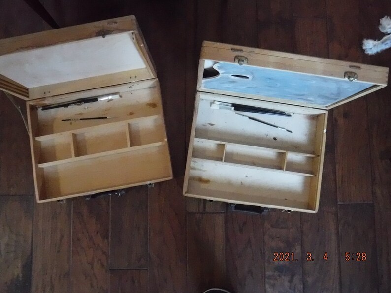 Artist Boxes for Art Supplies Drawing Painting Calligraphy X 2 - Etsy