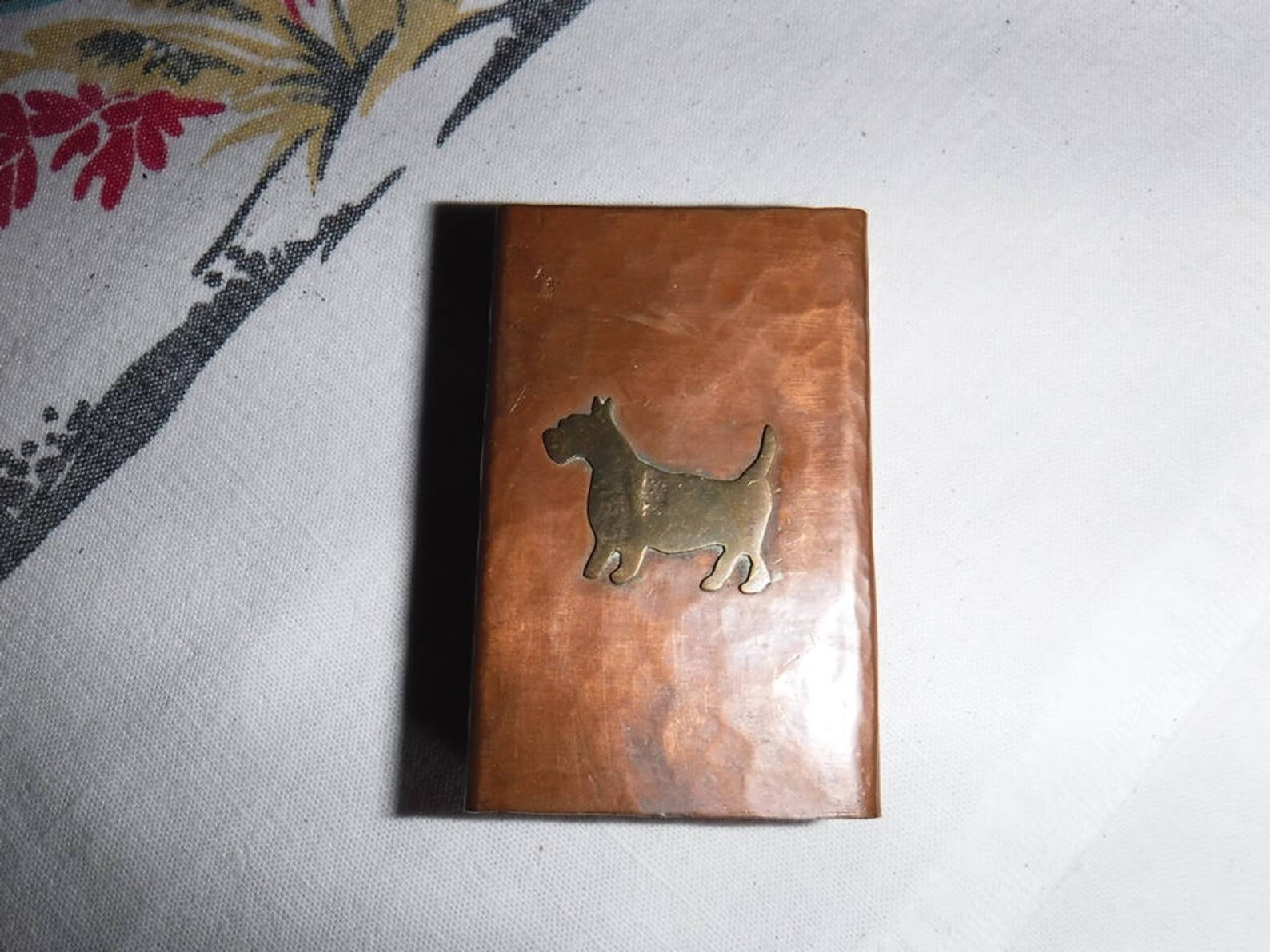 Scottie Dog Vintage Copper Match Box/ Match Holder, Case, Small Storage ...