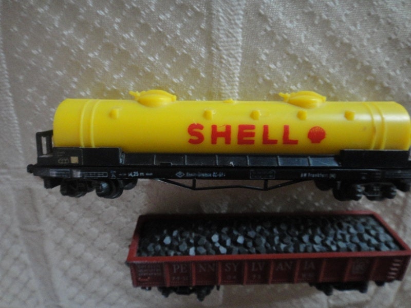 Arnold Rapido Shell Tanker and RR PENN Coal Car West Germany 1960's - Etsy