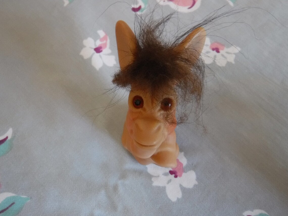 Troll Donkey Finger Puppets 1964 Dam - Etsy