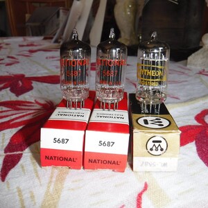 5687 National Eletron Tubes and Raytheon - Etsy