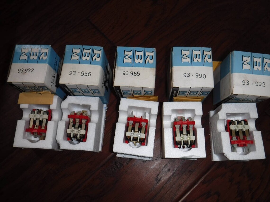 Essex RBM Controls Vintage Audio Parts Lot of 10 NOS in Boxes | Etsy